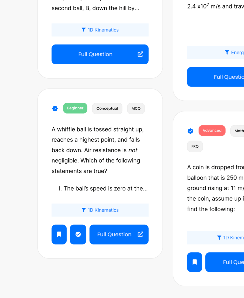 UBQ - The Ultimate Bank of Physics Questions • Nerd Notes